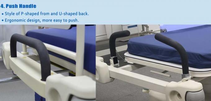 Hydraulic Patient Transport Stretcher Rotating Side Rails For Operation ...