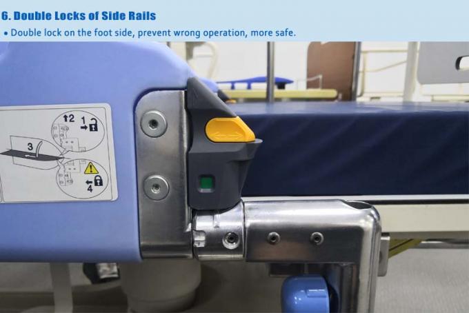 Hydraulic Patient Transport Stretcher Rotating Side Rails For Operation ...