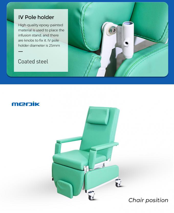 Hospital CPR Function Patient Electric Hemodialysis Chair Adjustable ...