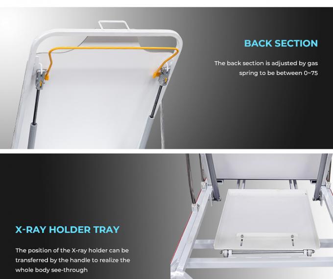 Hydraulic Patient Transfer Trolley Radio Translucent Platform For X-ray ...