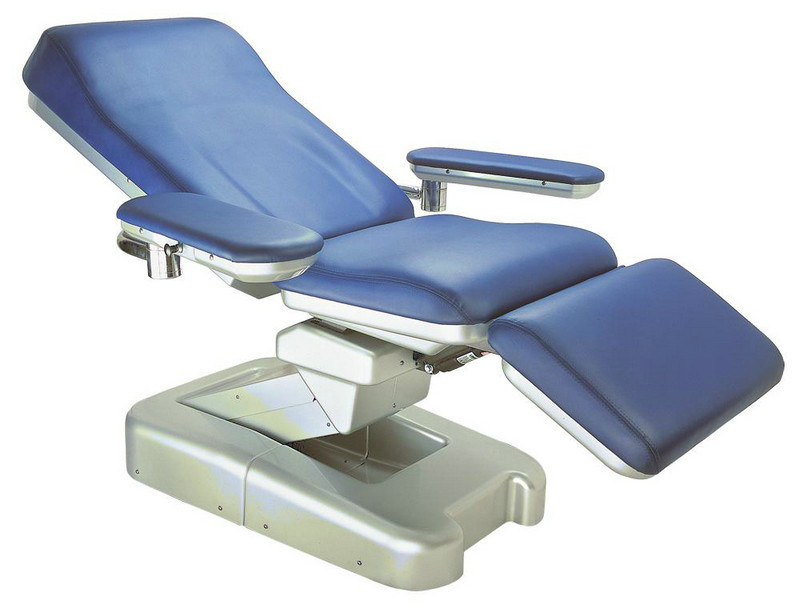 Hospital ICU Hemodialysis Chair , Luxury Patient Blood Collection Chair